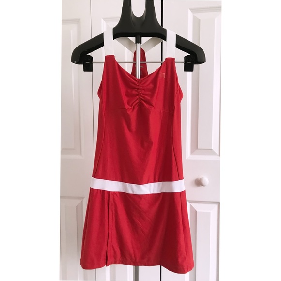Wilson | Dresses | Wilson Sz S Racerback Tennis Workout Dress Burned ...